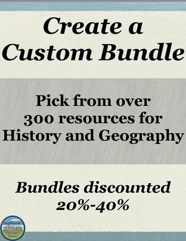 Create Your Own Bundle and SAVE!!! – Stephanie's History Store