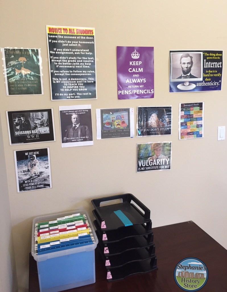 How I Organize My Students’ Work – Stephanie's History Store
