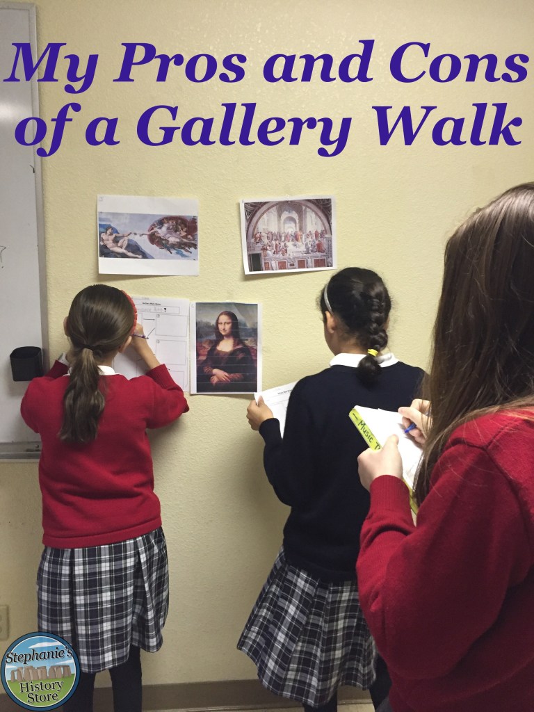 Gallery Walks–Another Pinterest Success! – Stephanie's History Store