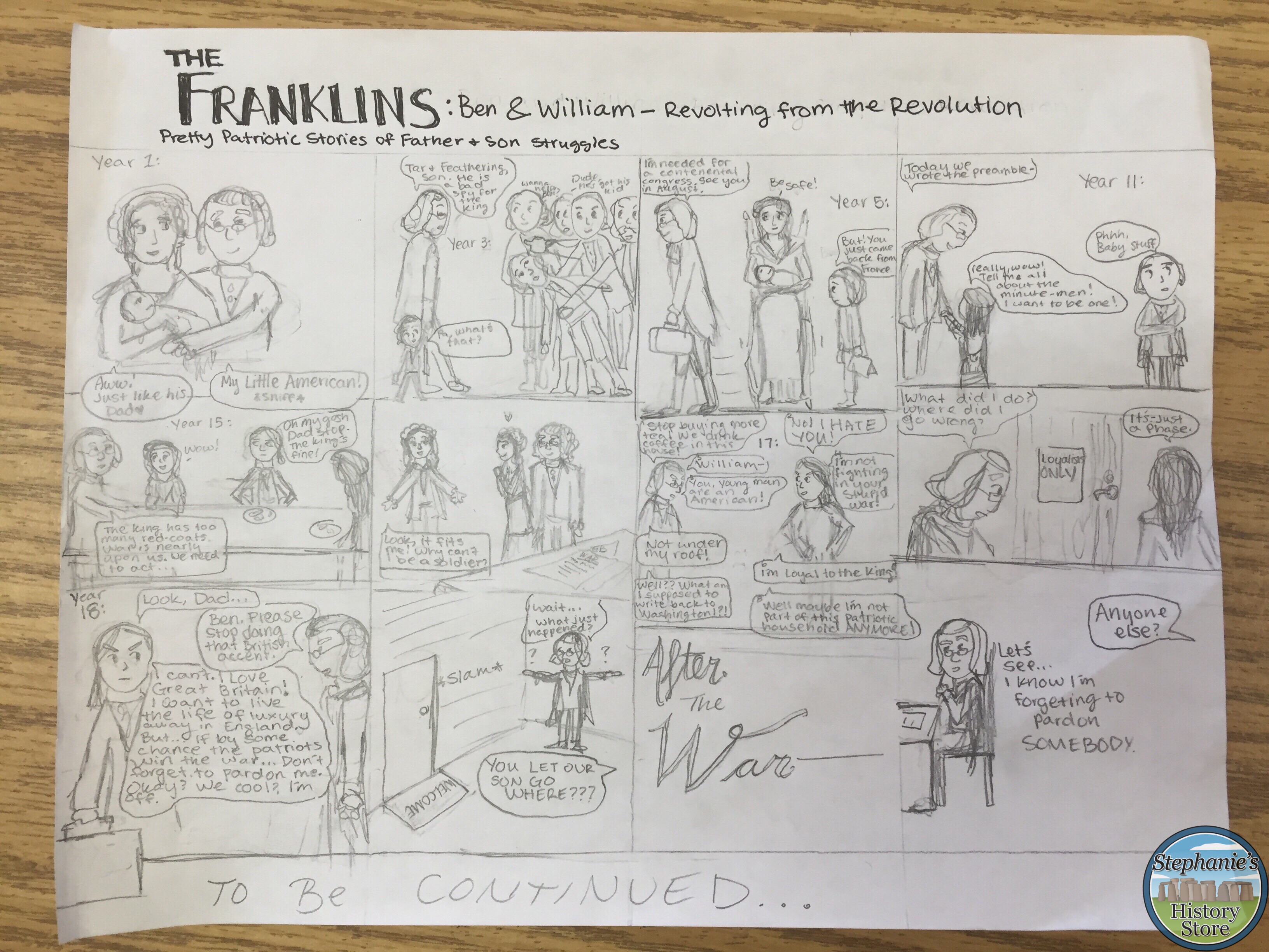 Engage Students in Historical Fiction by Making Comics – Stephanie's ...