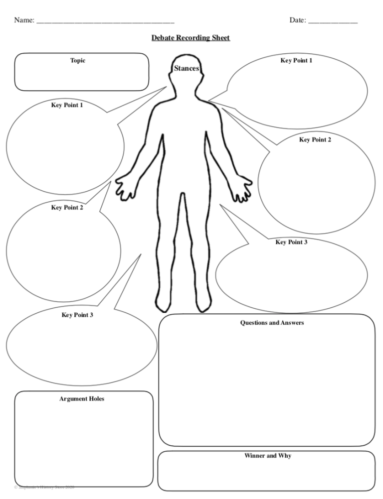 My Go-To Secondary Friendly Debate Prompts – Stephanie's History Store